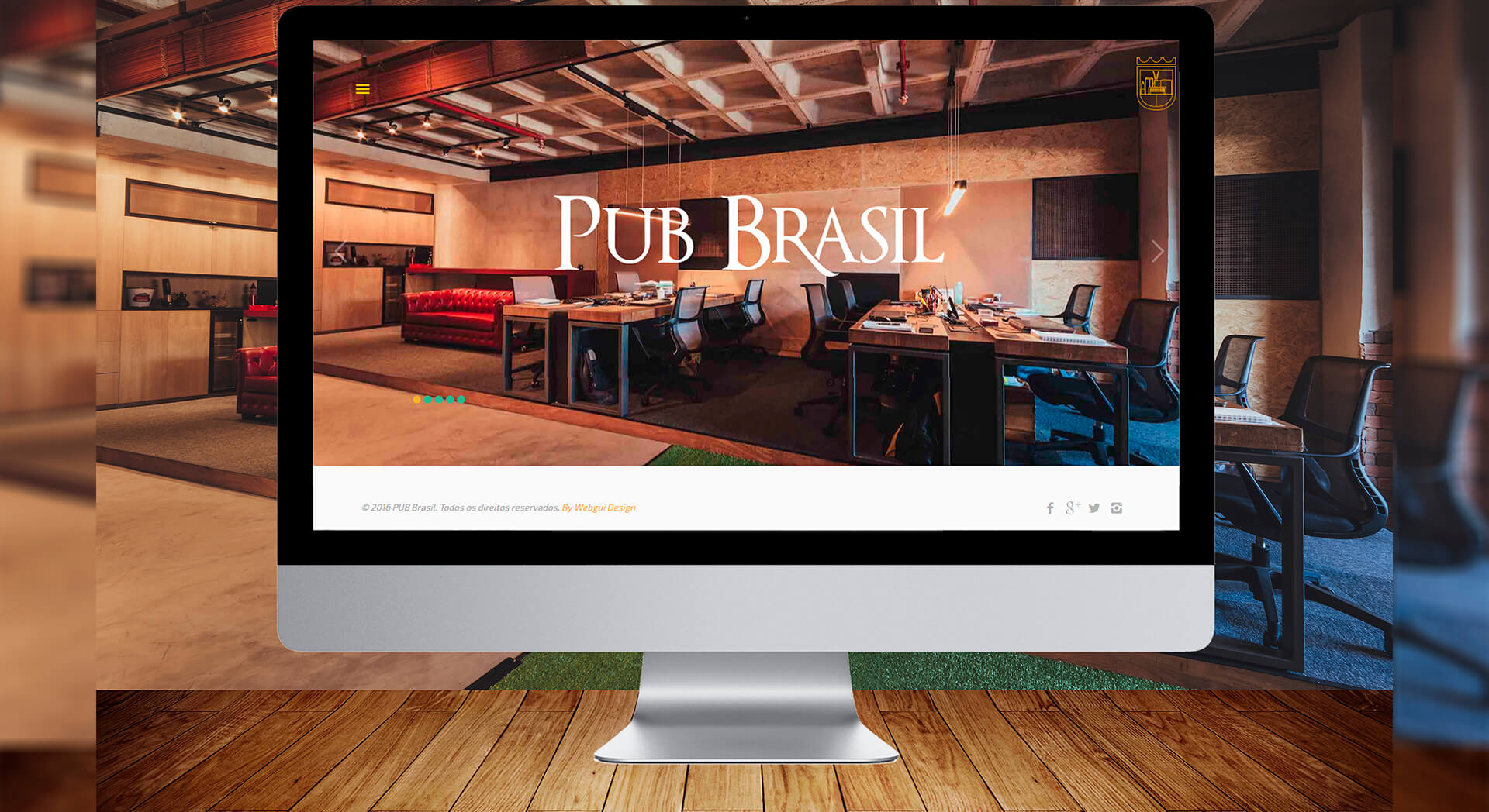 Novo website da PUB Brasil - Agência Webgui